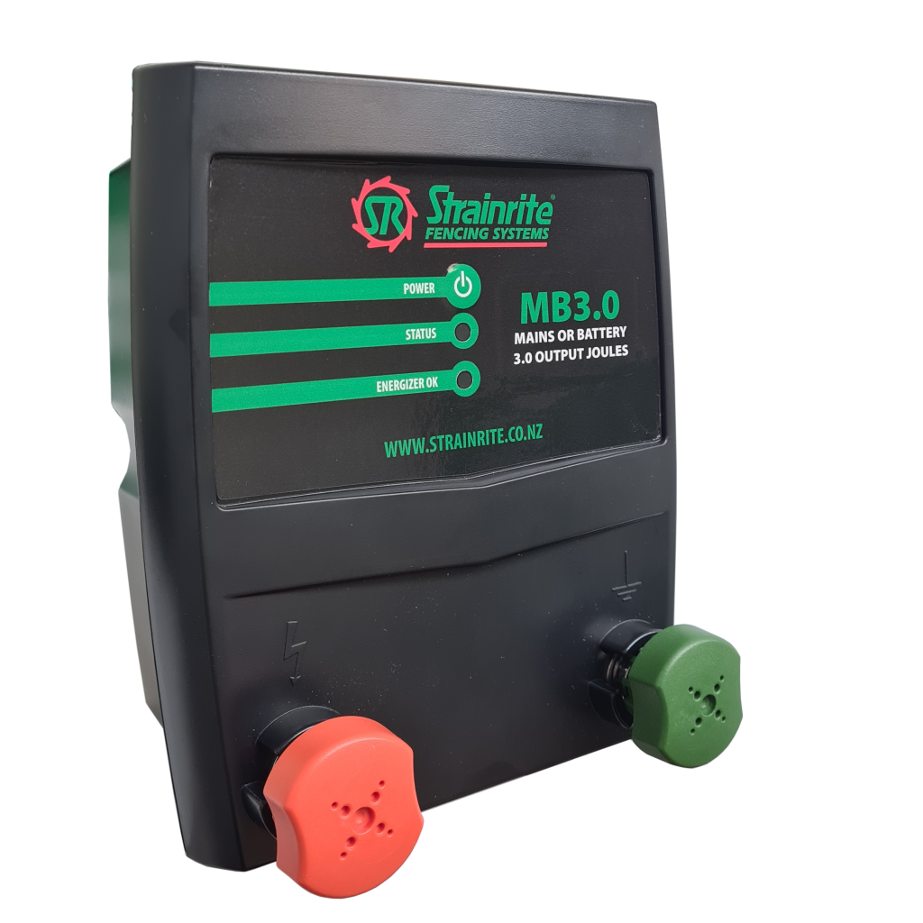 MBX Series Mains or Battery IP Energizer - Strainrite New Zealand