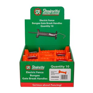 Bungee Gate Break Handles - Orange - Box of 10 - Strainrite New Zealand